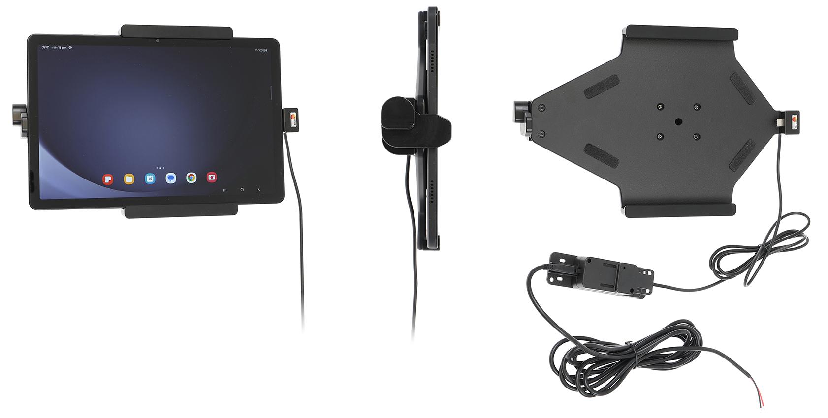 Hållare med fjäder-lås 747389